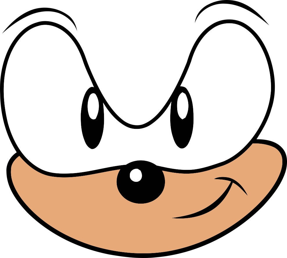 Sonic Face Svg The Hedgehog Svg Cute Sonic Svg Mail napmexico mx