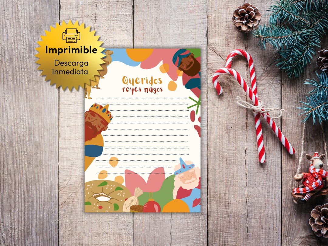 Letter to the Three Wise Men / Printable Letter A4 Size / PDF / Three ...