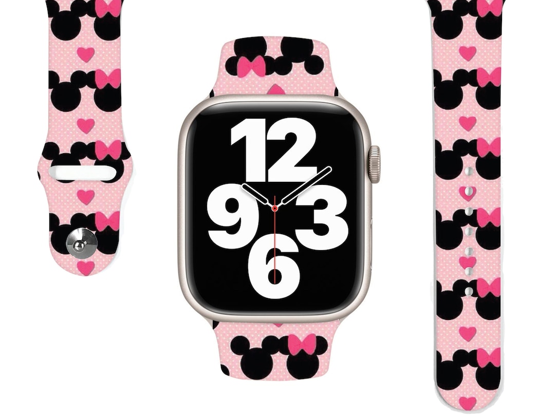Mickey Mouse Apple Watch Band Minnie Mouse Apple Watch Band - Etsy