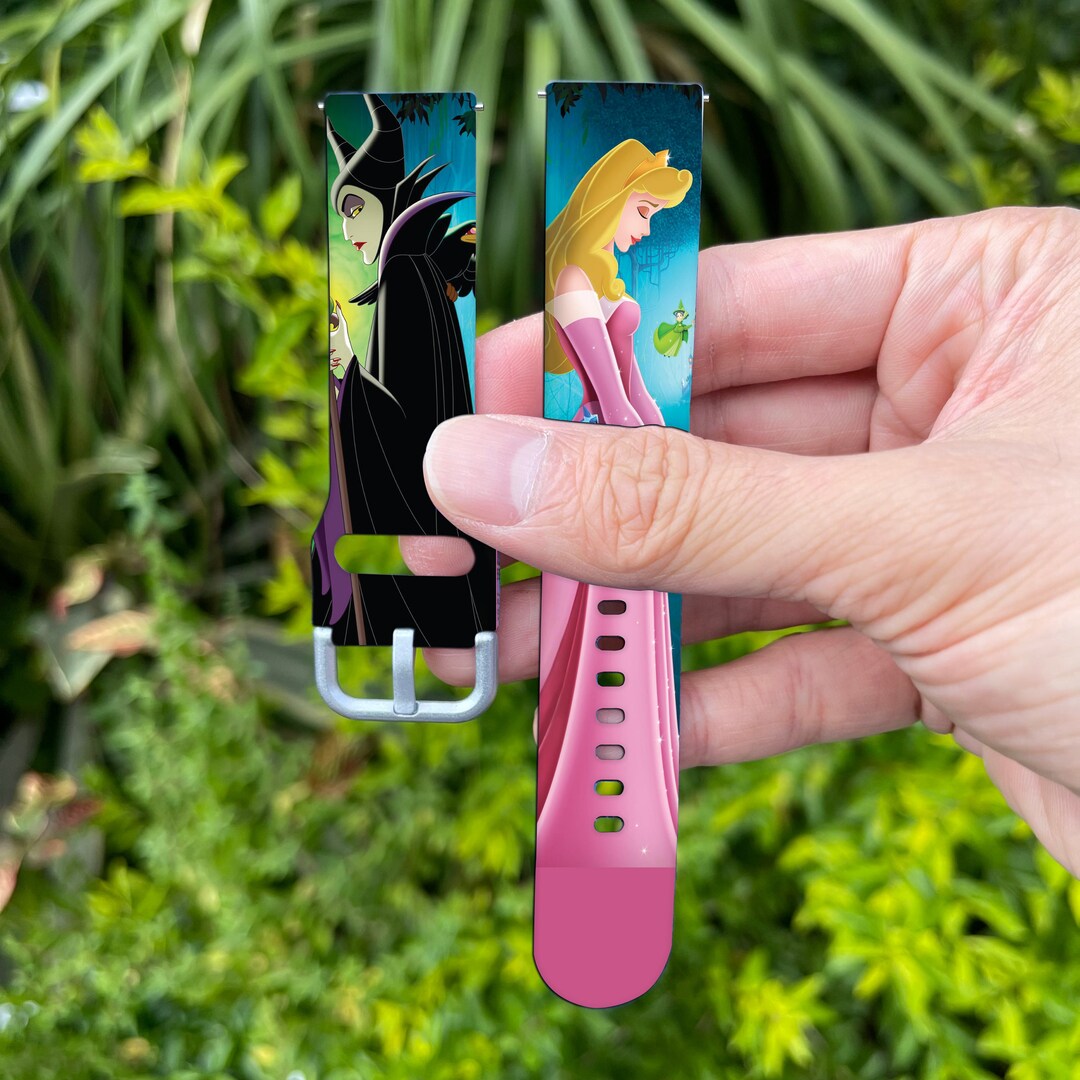 Sleeping Beauty Aurora Maleficent Samsung Galaxy Watch Band, Disney ...