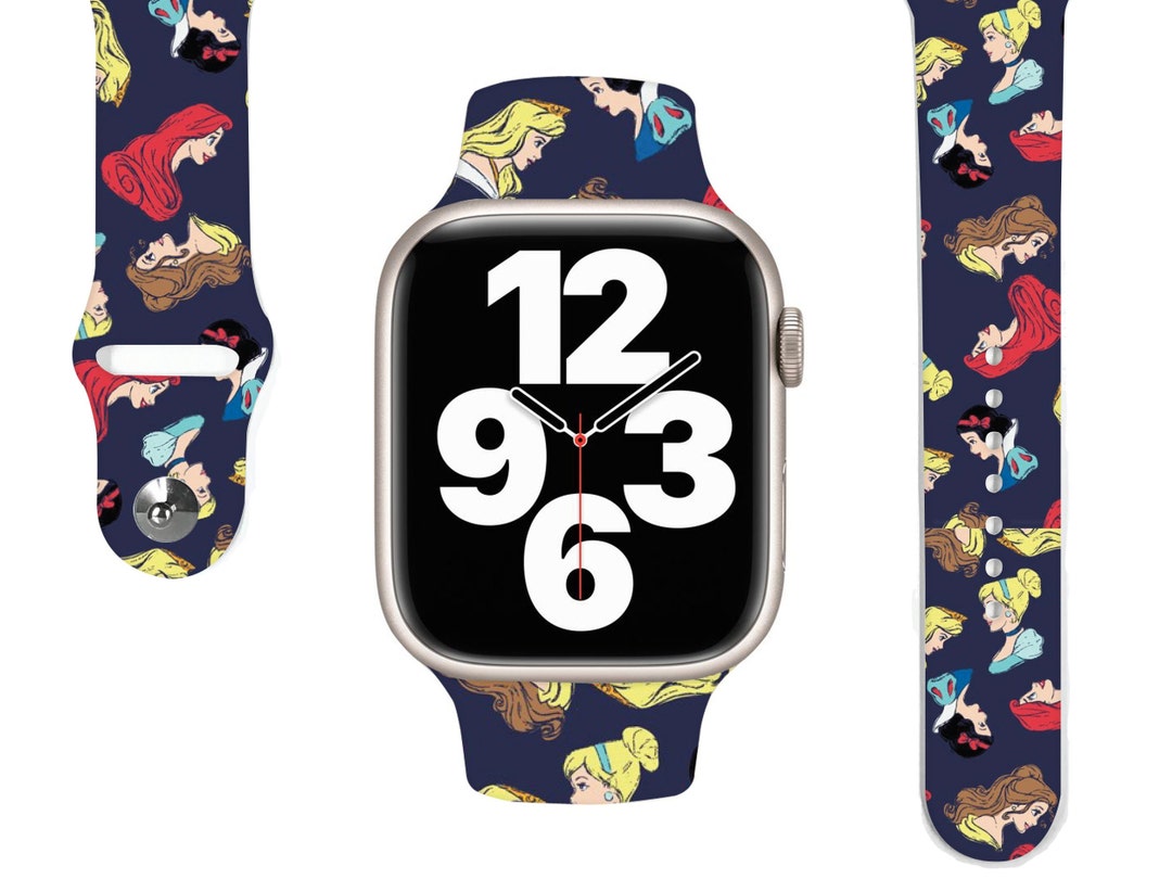 Disney Princess Apple Watch Band Apple Watch Strap Silicon - Etsy