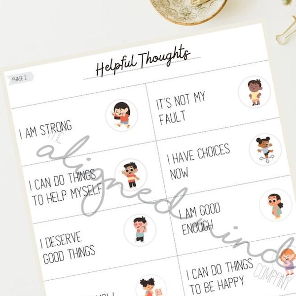 Cognitions Cards Emdr - Etsy