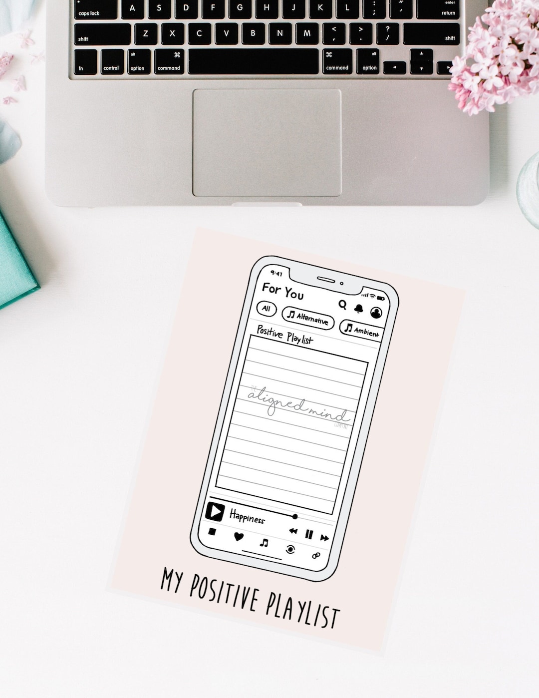 Positive Playlist-digital Download-coping Skills-therapy Intervention ...