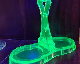 Uranium Glass Tea Set | Etsy