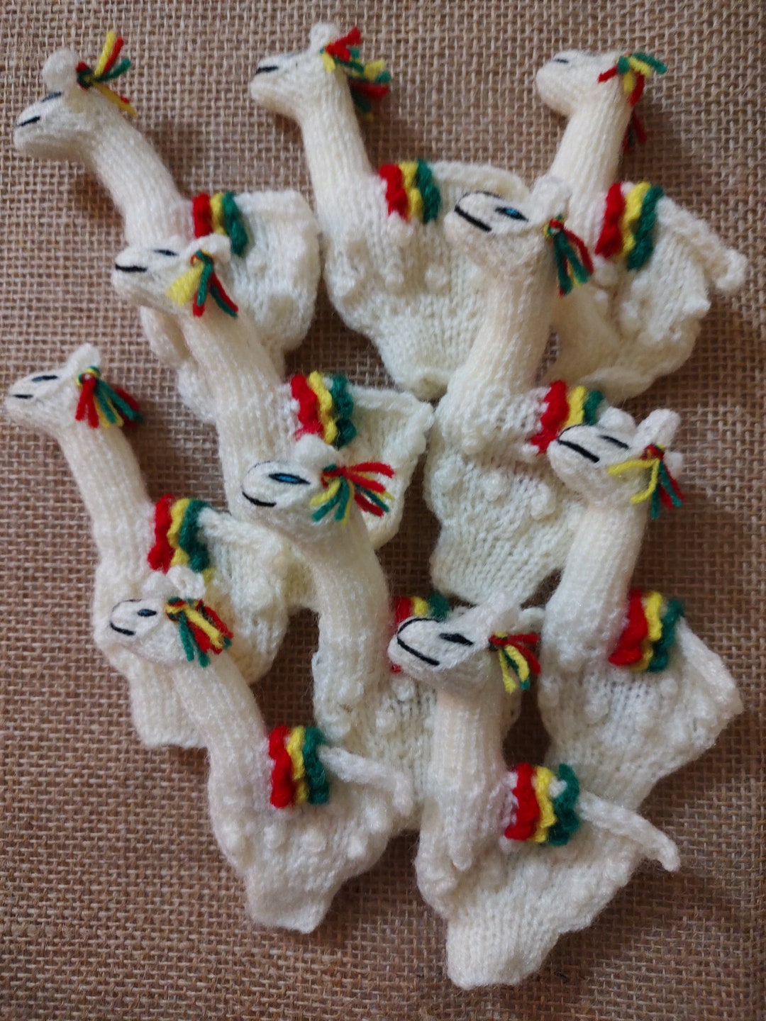 Alpaca Finger Puppets - Etsy