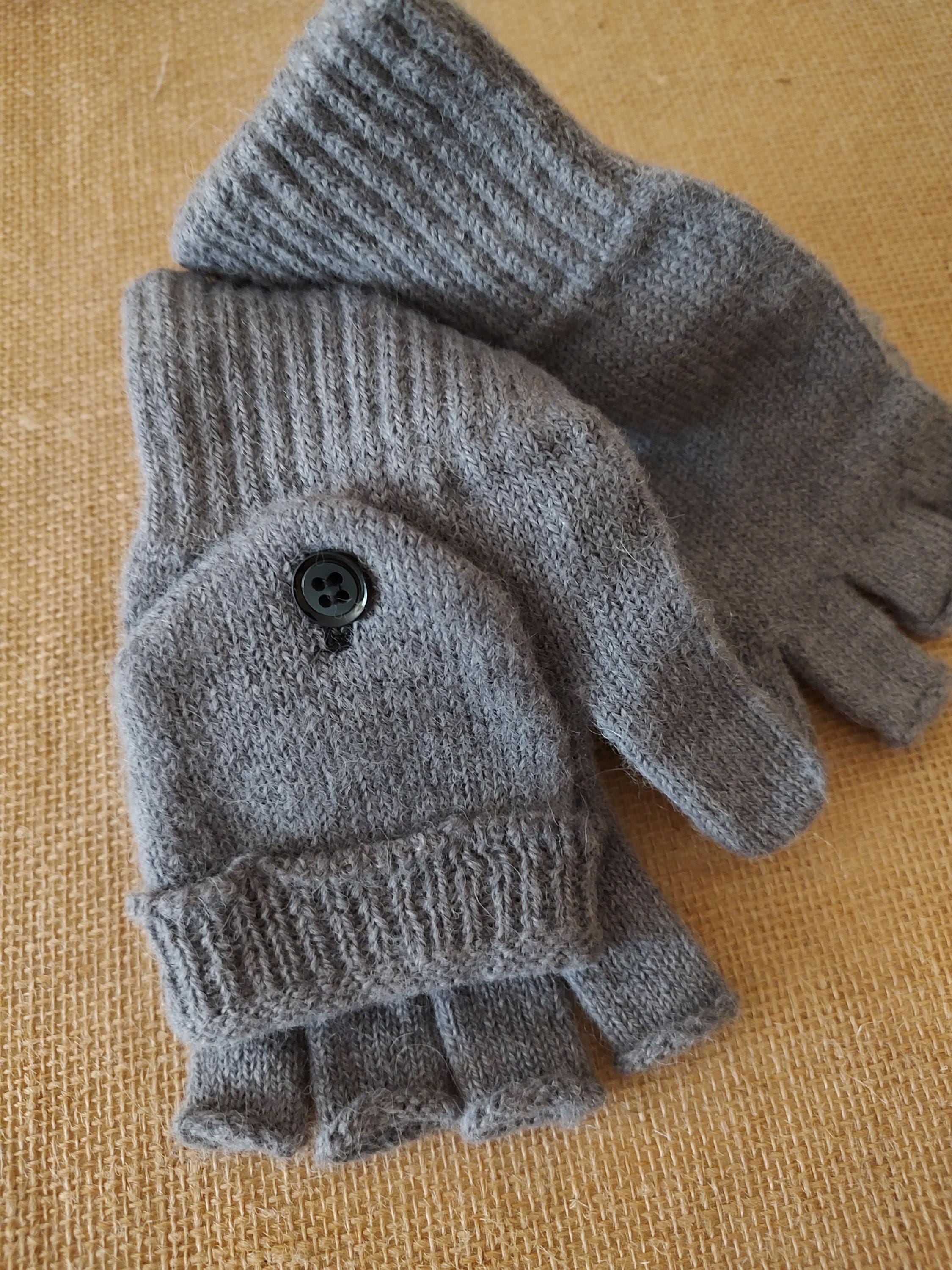 Alpaca Convertible Mittens - Etsy