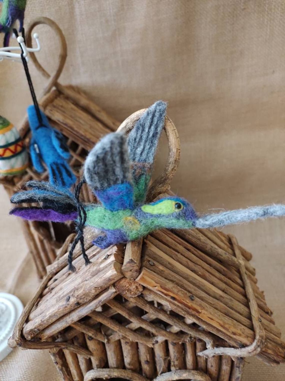 Birds Needle Felted - Etsy