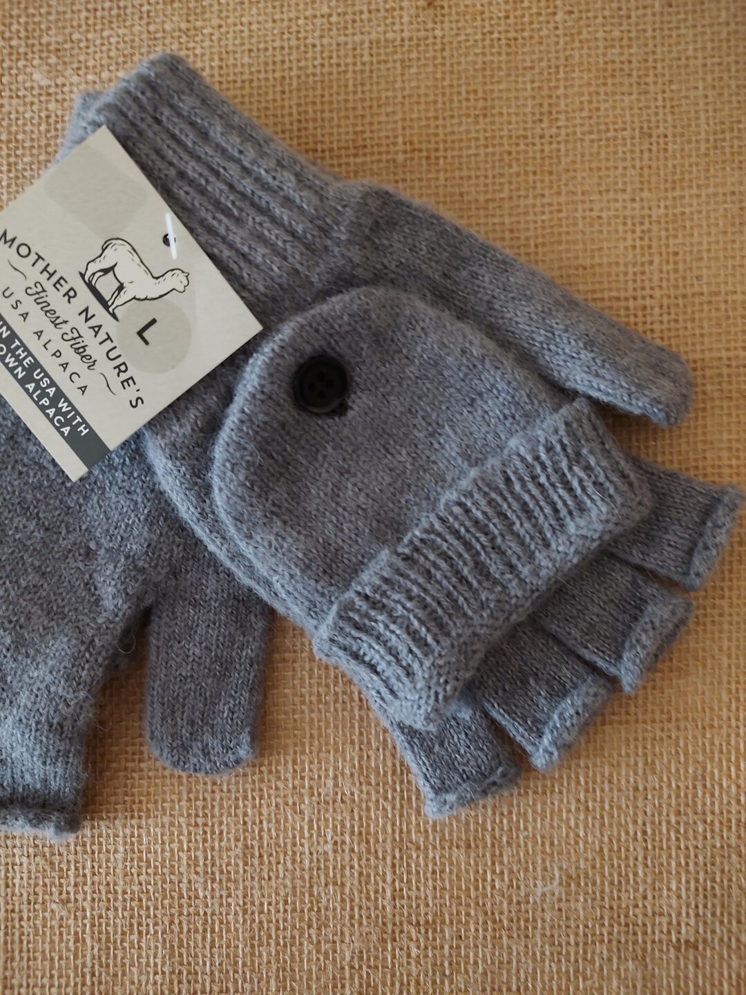 Alpaca Convertible Mittens - Etsy