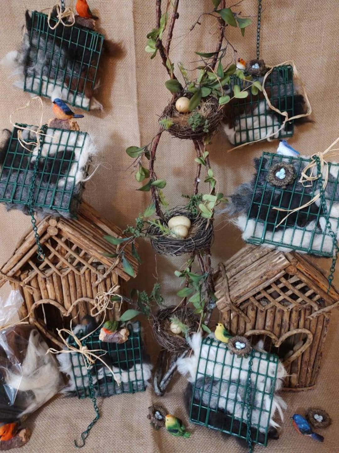Bird Nesting Cage - Etsy