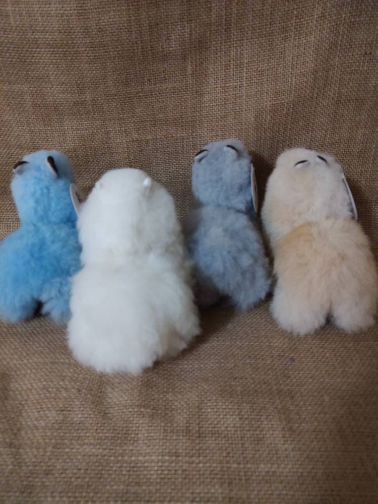 Fluffy Alpaca Miniature Figurine - Etsy