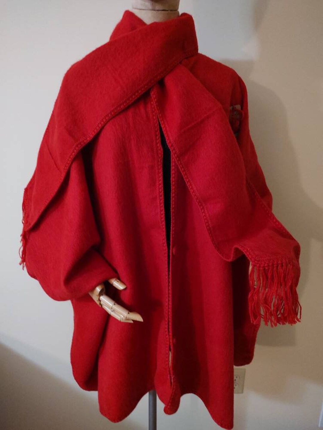 Lined Woven Alpaca Cape - Etsy