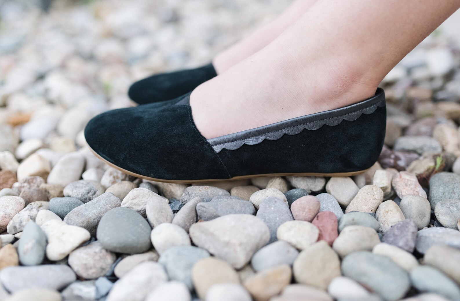 Narrow Shoes Suede Shoes Slip-on Shoes Narrow Shoes for Women Slip on ...