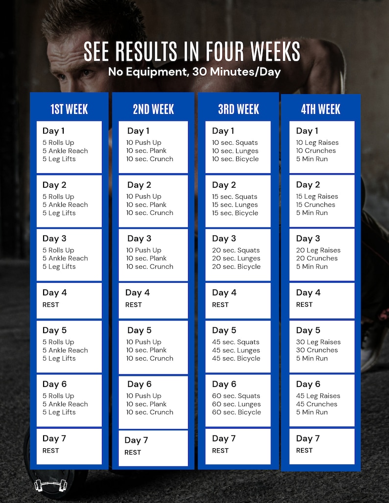 Workout Routine - Etsy