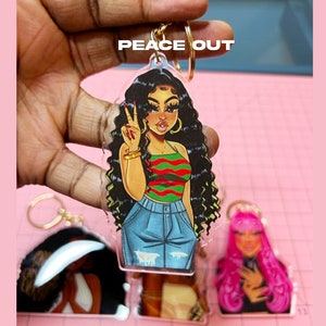 Beautiful Black Girls Keychains - Etsy Canada