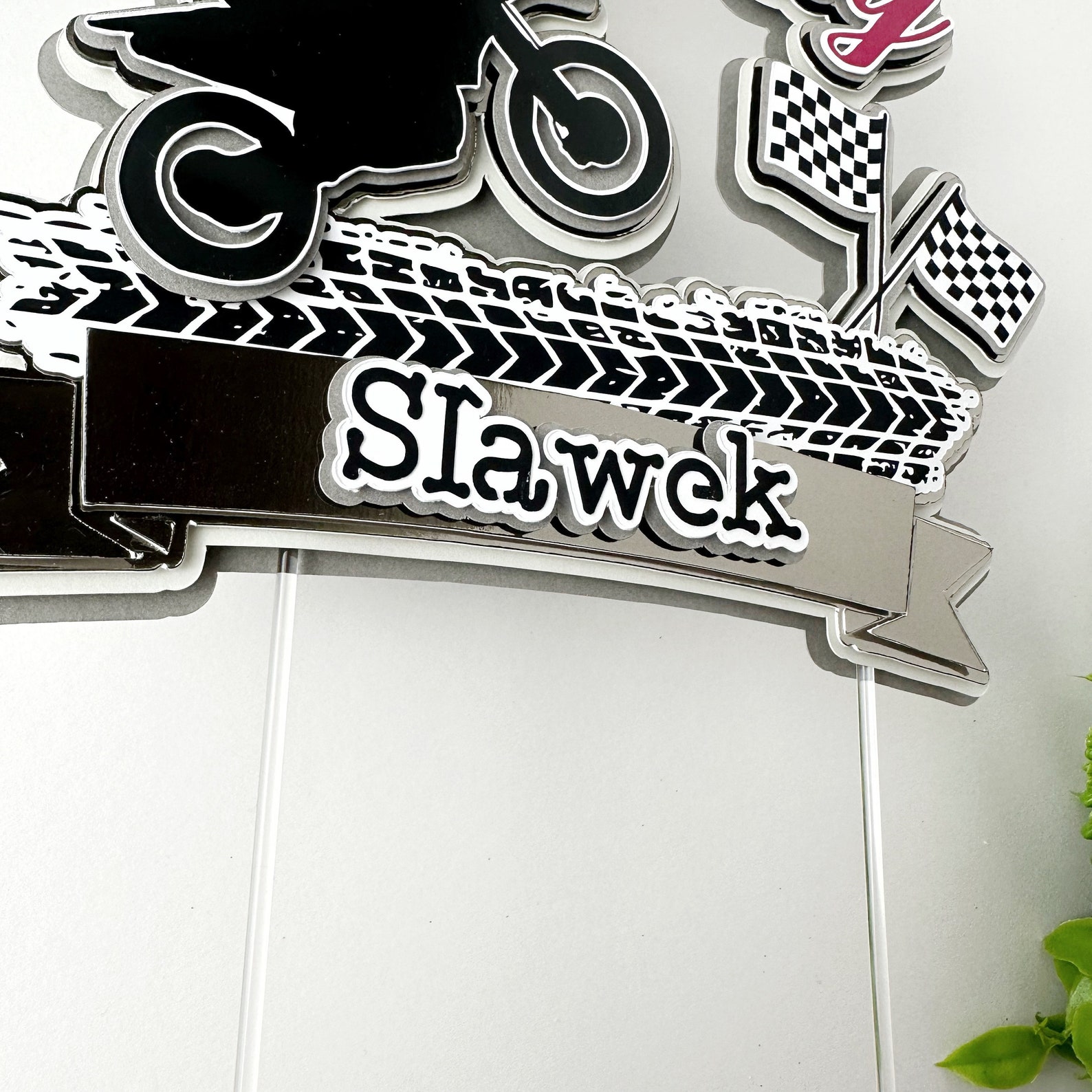 SPEEDWAY Cake Topper Personalized Motorbike - Etsy UK