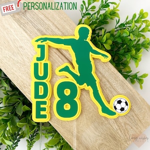 Norwich Cake Topper Personalized Brazil Football Soccer - Etsy