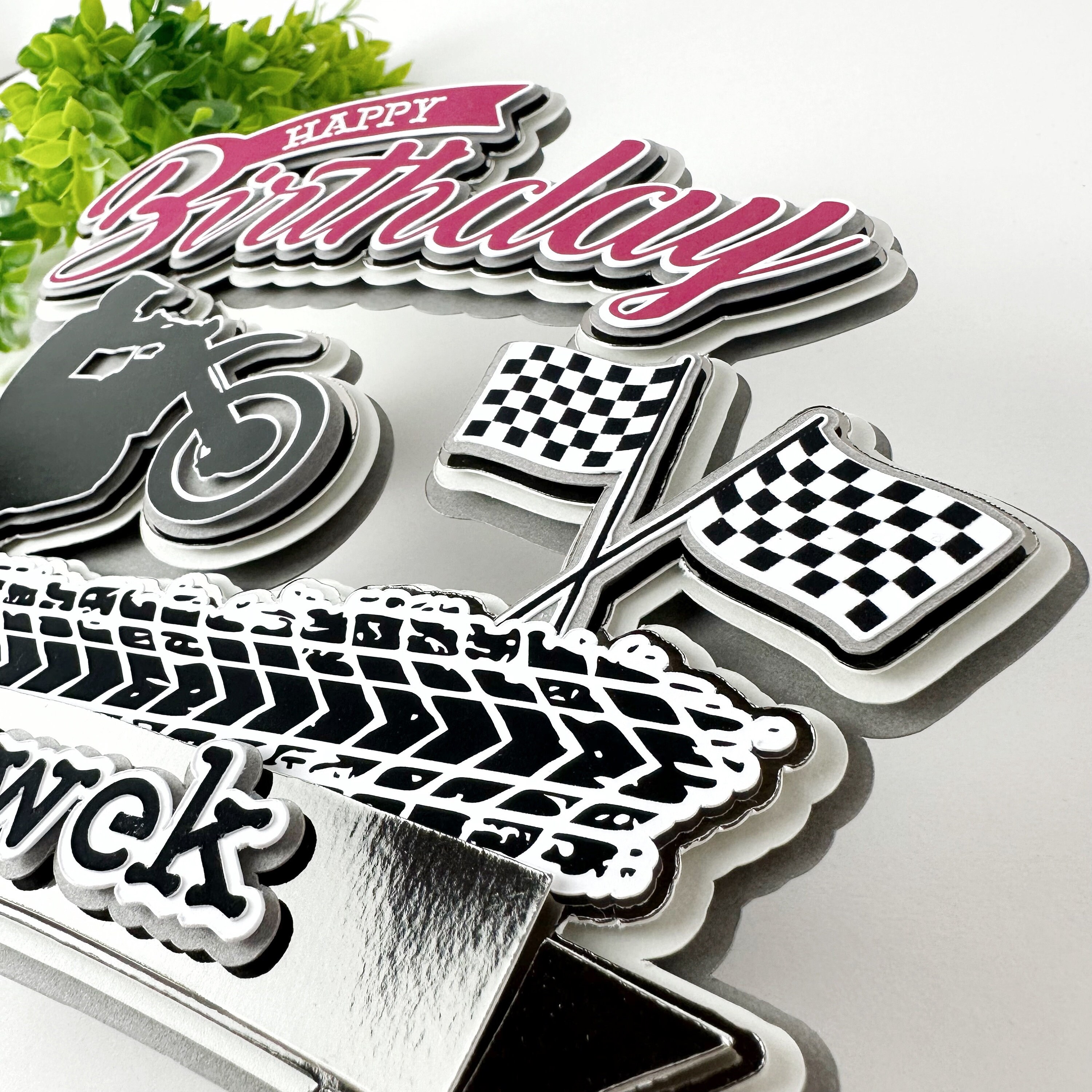 SPEEDWAY Cake Topper Personalized Motorbike - Etsy UK
