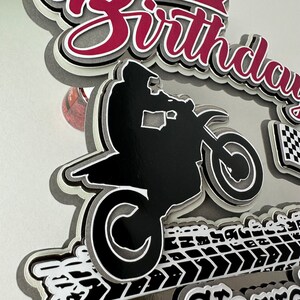 SPEEDWAY Cake Topper Personalized Motorbike - Etsy UK