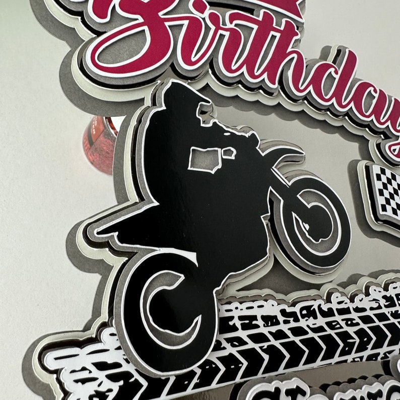 SPEEDWAY Cake Topper Personalized Motorbike - Etsy UK