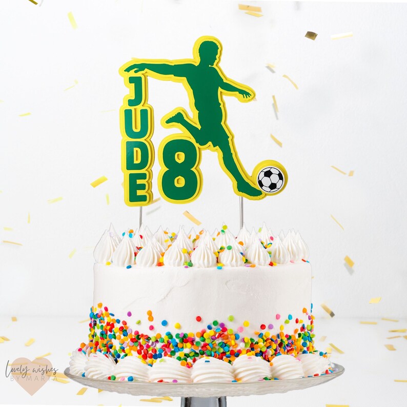 Norwich Cake Topper Personalized Brazil Football Soccer - Etsy