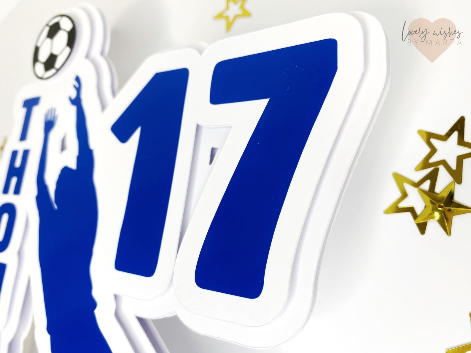 Goalkeeper Football Birthday Cake Topper Personalized - Etsy