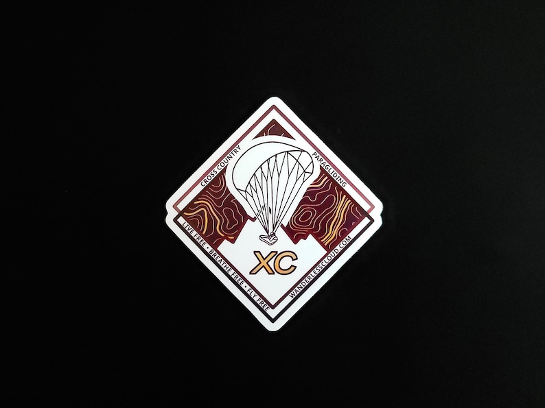 Paragliding Sticker Variety Pack 2 5 Pack - Etsy
