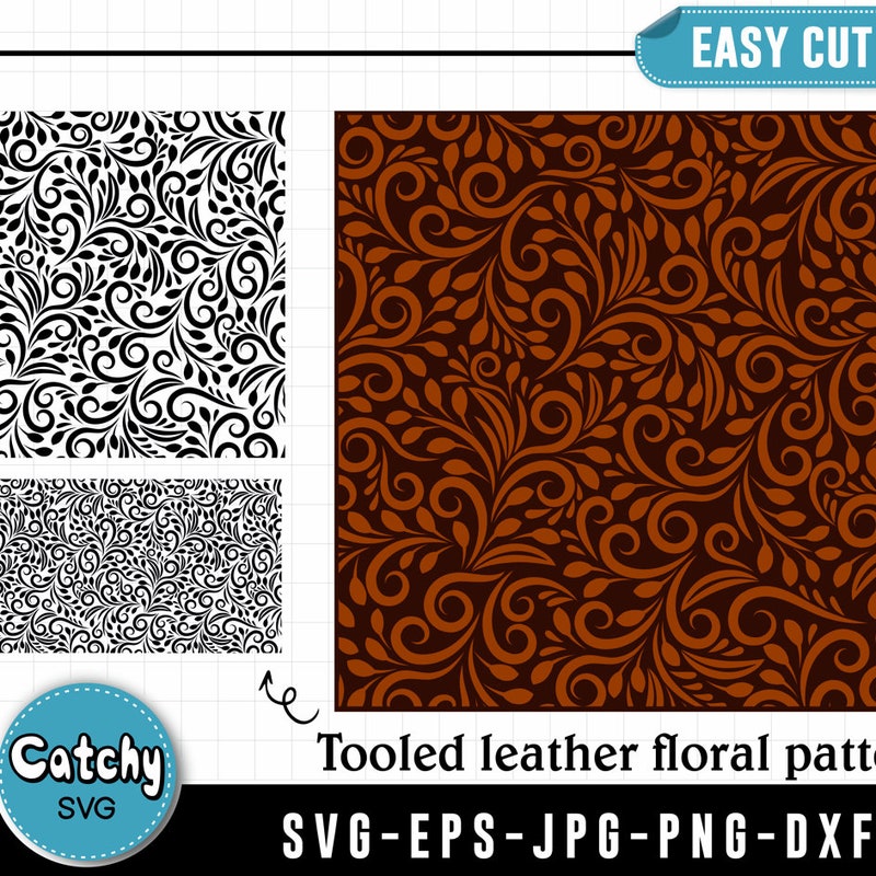 Tooled Leather Svg - Etsy