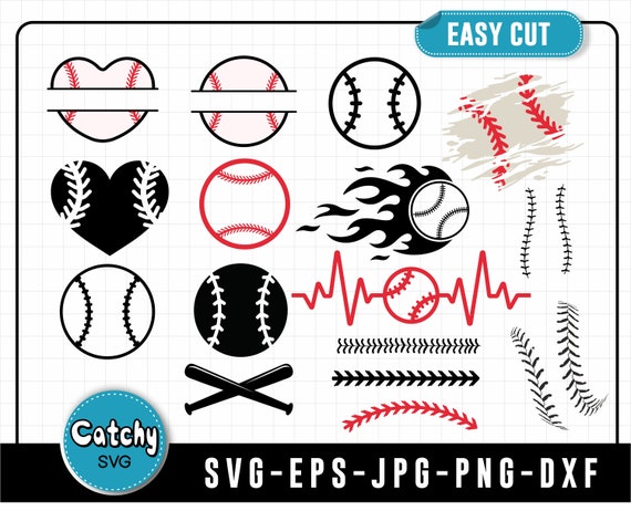 Baseball SVG Baseball Stitches Svg Baseball Monogram Svg - Etsy