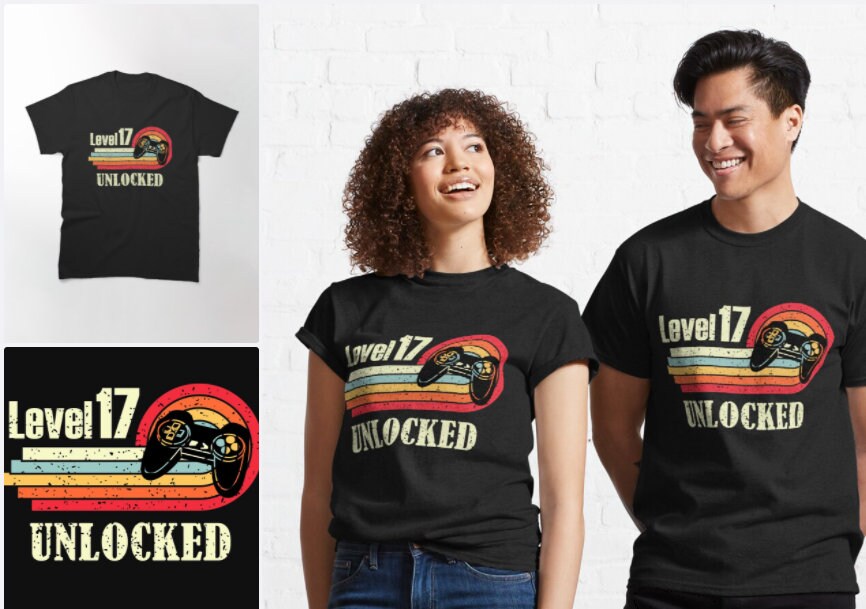 Level 17 Unlocked Svg Vintage 17th SVG PNG JPEG Cricut or Silhouette ...