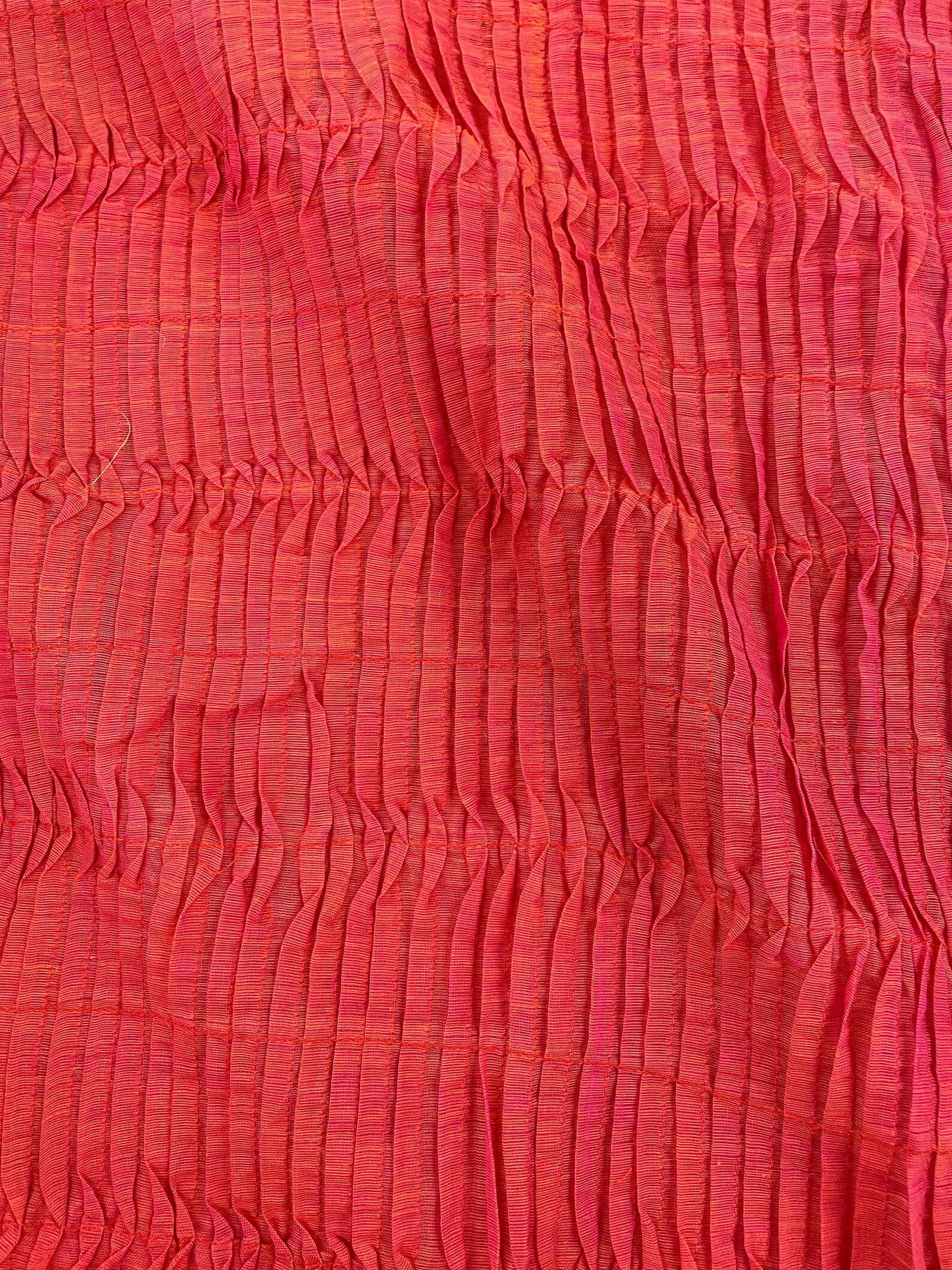Pleated Silk & Cotton Fabric by the Yard - Etsy