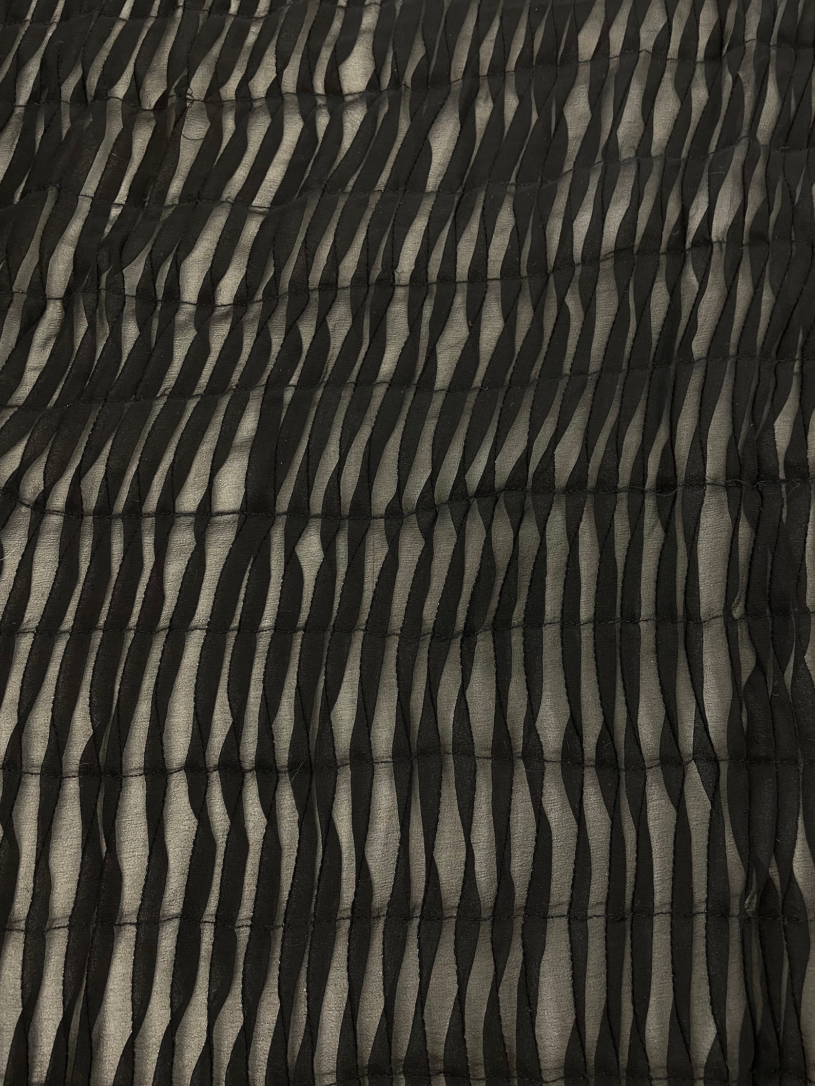 Pleated Silk & Cotton Fabric by the Yard - Etsy