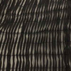 Pleated Silk & Cotton Fabric by the Yard - Etsy