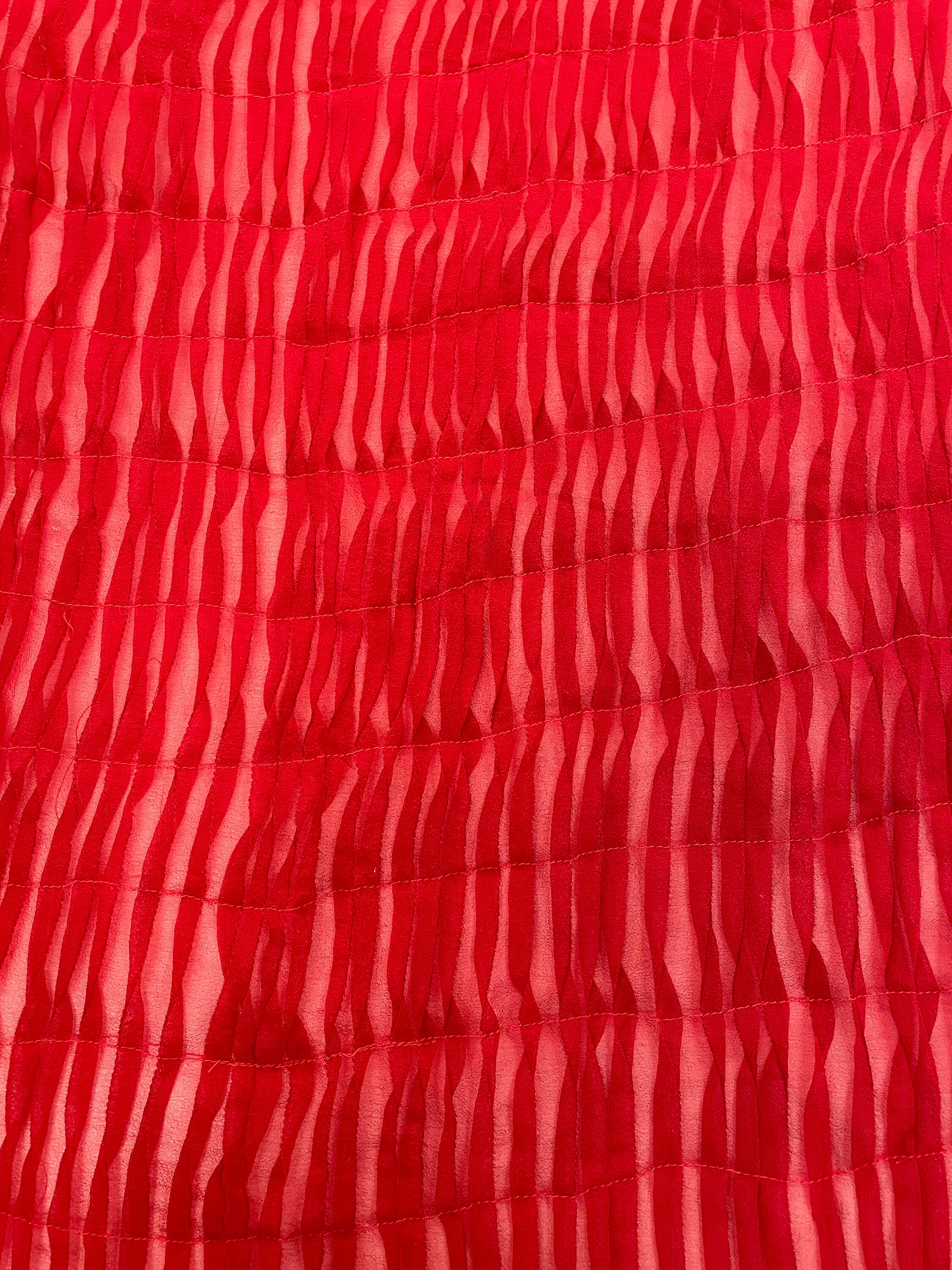 Pleated Silk & Cotton Fabric by the Yard - Etsy