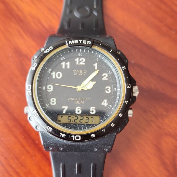 Casio Ana Digi - Etsy