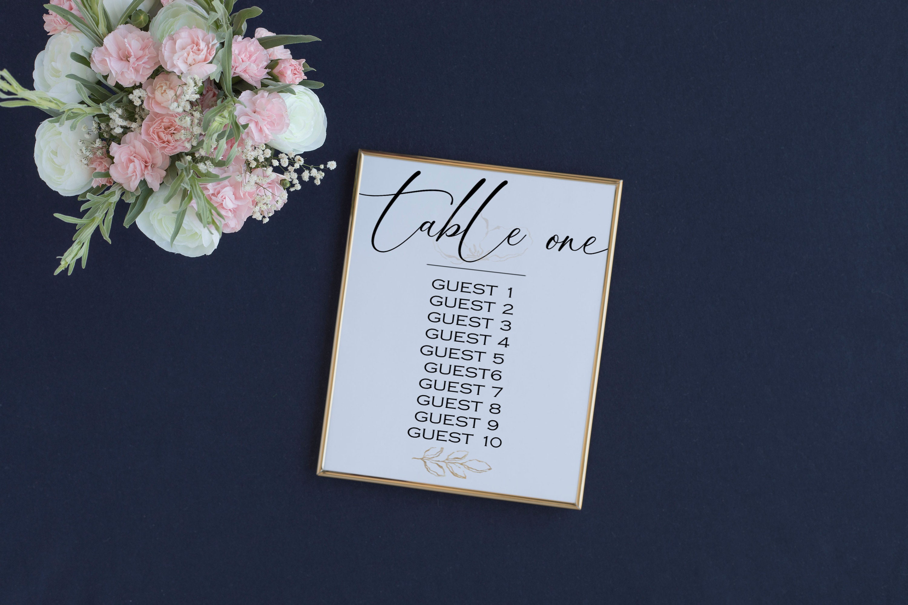 AURELIA Reception Table Numbers, Editable Hanging Table Numbers for ...