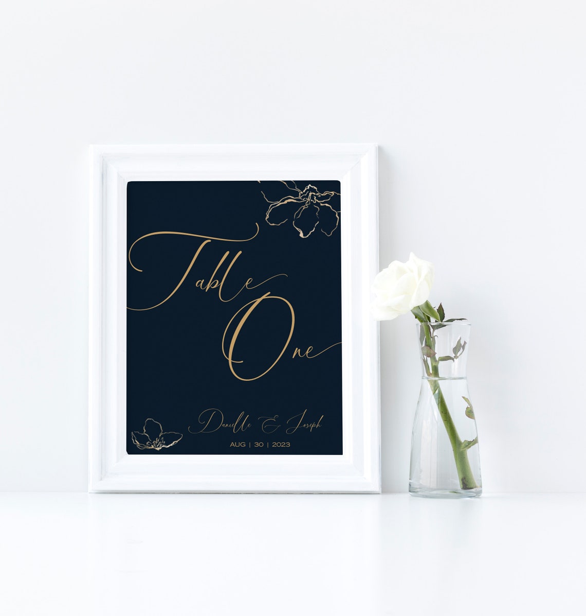 AURELIA Reception Table Numbers, Editable Hanging Table Numbers for ...