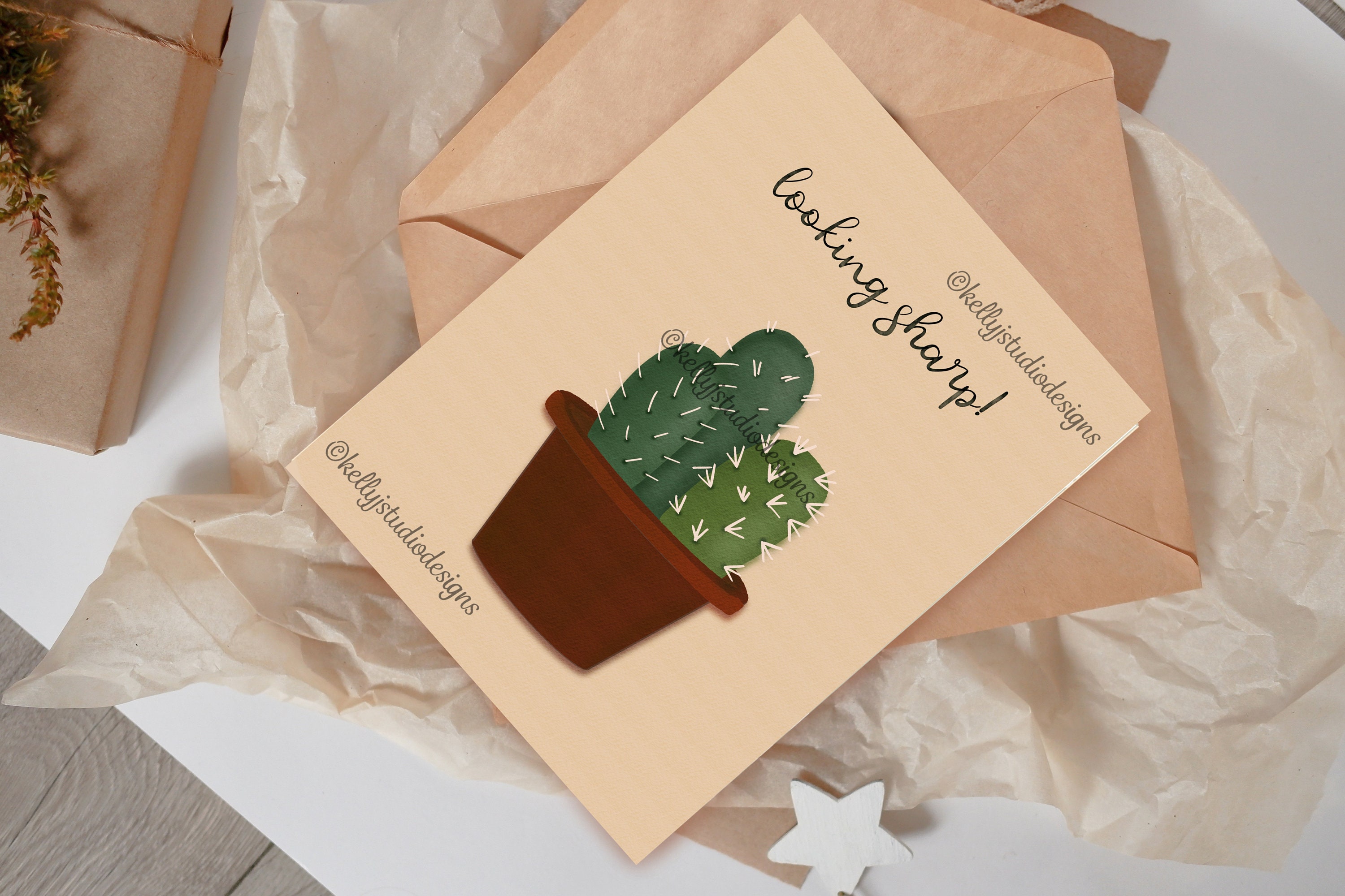 PRINTABLE Positive Greeting Card, Looking Sharp, Uplifting Digital ...