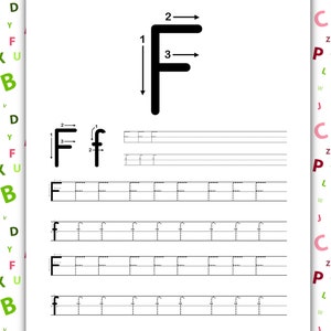 Printable Alphabet Letter Tracing Activities: Worksheets, A to Z ...