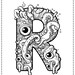 Monster Alphabet Coloring Pages, Funny Coloring, Big Kids Coloring, A-Z ...