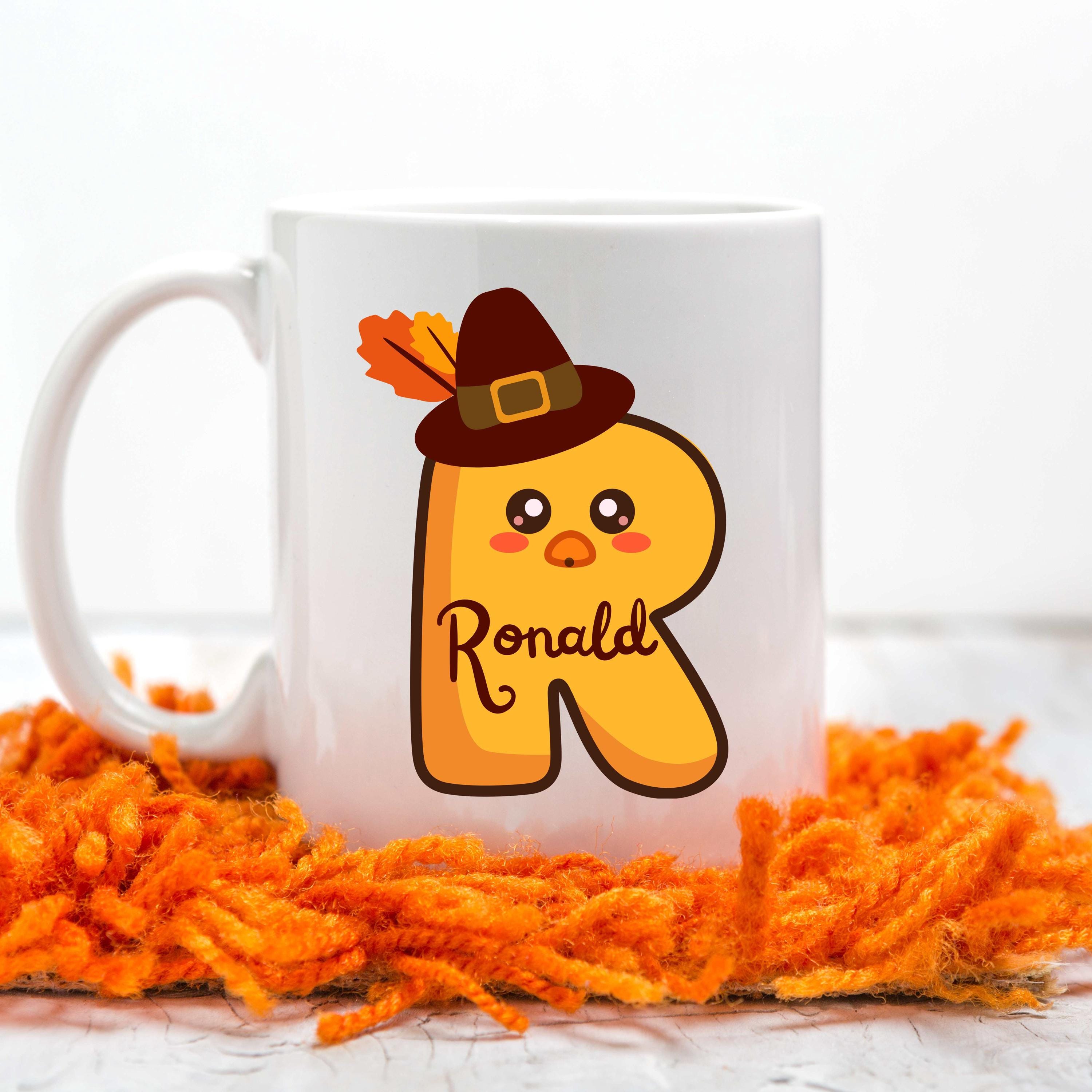 Thanksgiving Alphabet Clipart, Letters With Pilgrim Hat, Uppercase ...