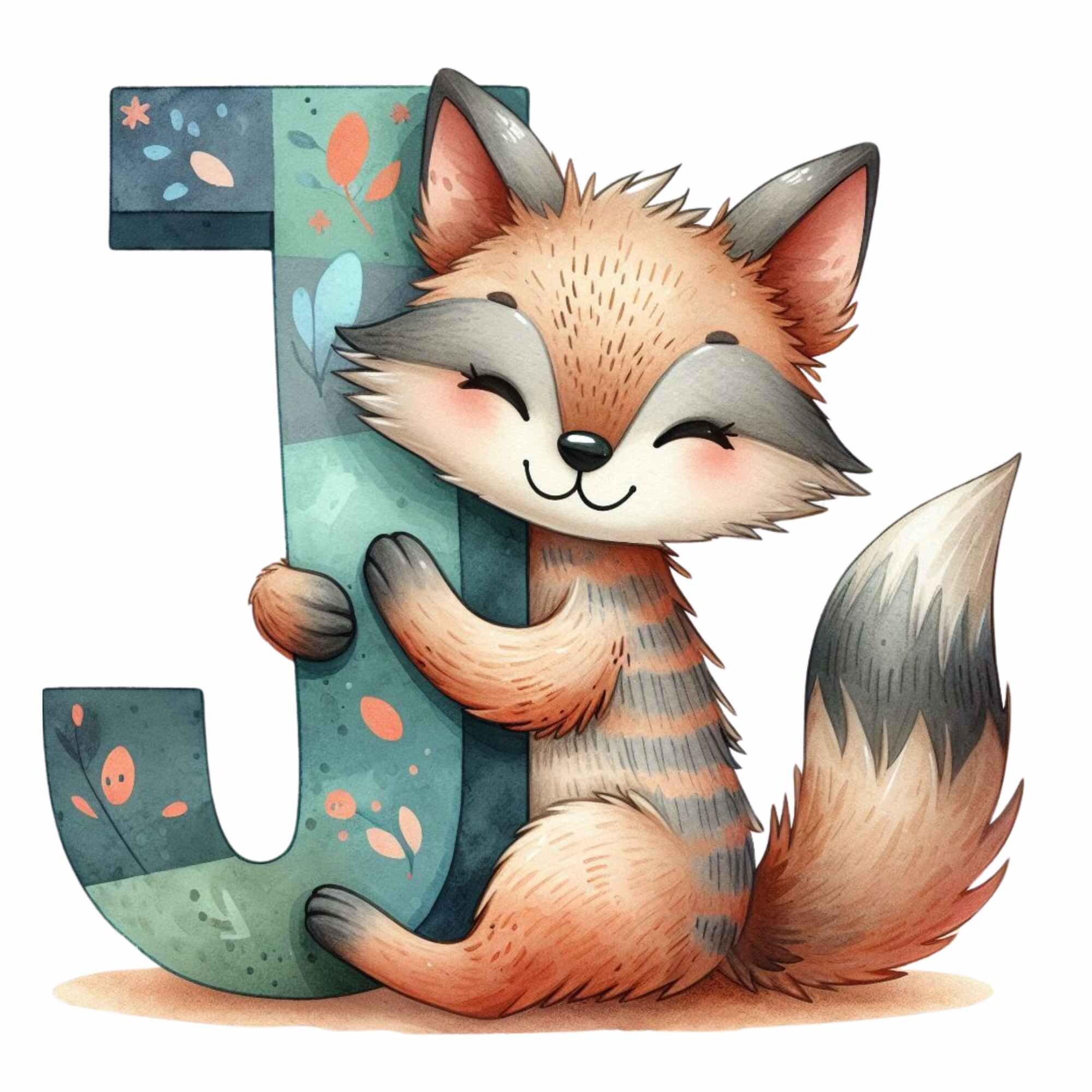 Cute Animals Alphabet, Letters With Animals, Uppercase Letter ...