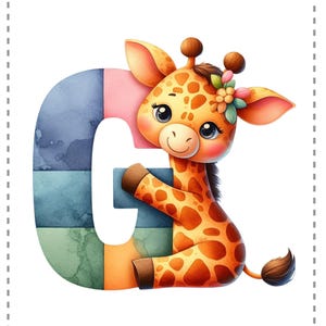 Animals A-Z, Alphabet With Cute Animals, A to Z, Alphabet for Kids Wall ...