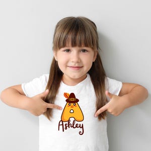 Thanksgiving Alphabet Clipart, Letters With Pilgrim Hat, Uppercase ...