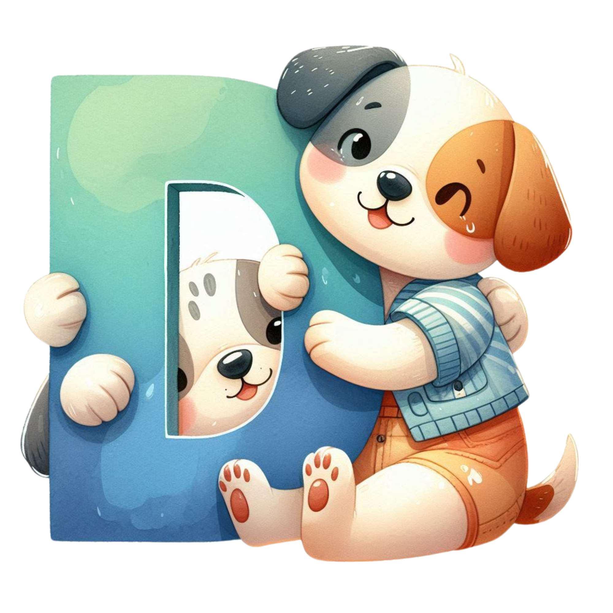 Watercolor Animal Alphabet Print, A-Z Kids Wall Decor, (digital ...