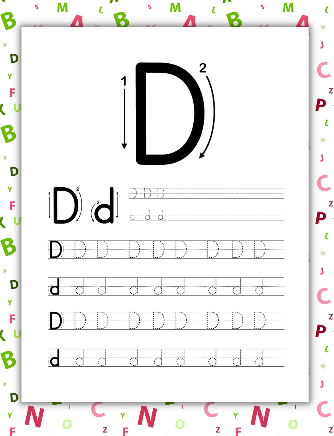 Printable Alphabet Letter Tracing Activities: Worksheets, A to Z ...