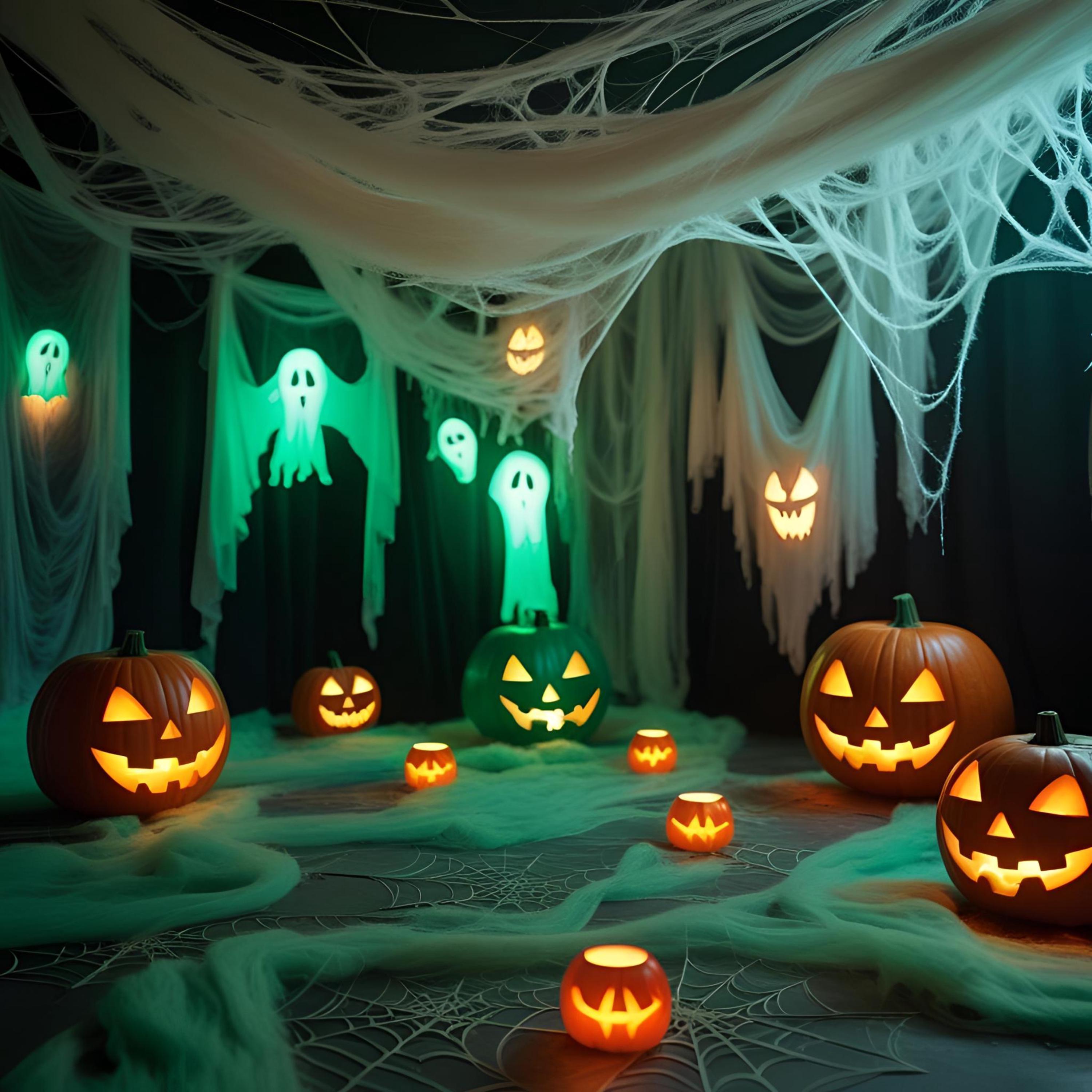 Halloween Room Backgrounds: Digital Backdrops for Commercial Use, JPG ...