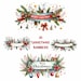 30 Christmas Banner Bundle, Christmas Clipart, Card Decor, Christmas ...