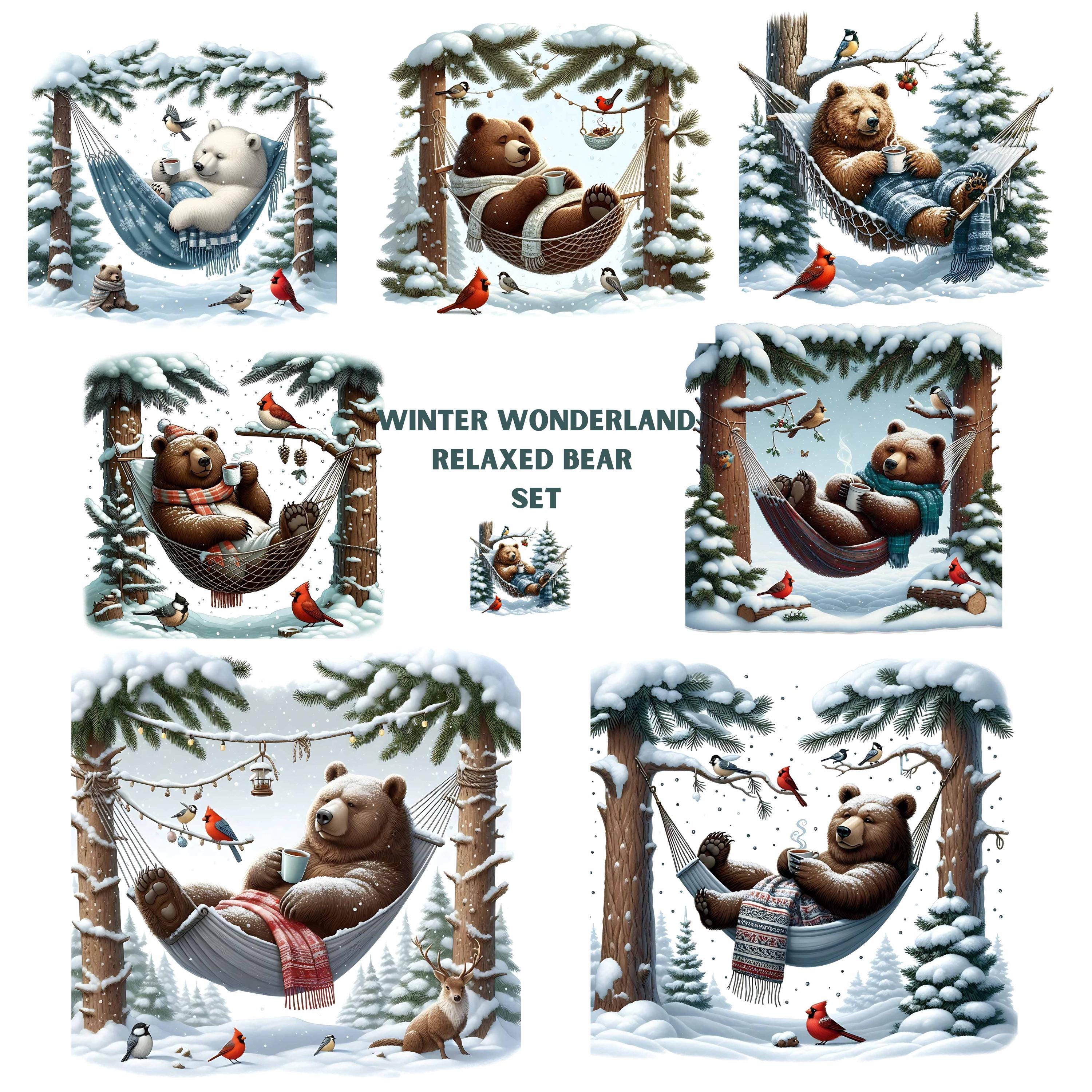 50 PNG Winter Wonderland Woodlands Animal Bundle, Woodlands Animal ...
