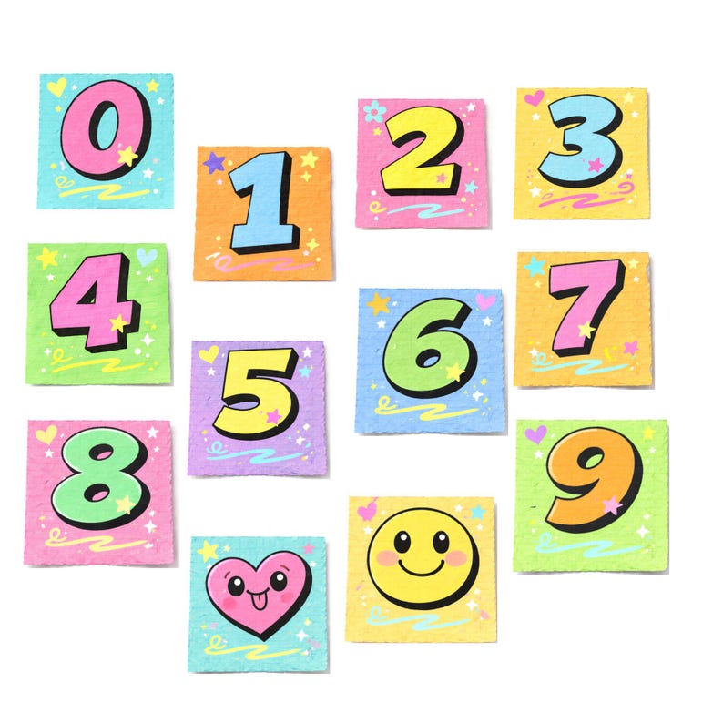 Playful Ransom Note Alphabet Letters Numbers Clipart PNG Bundle Digital ...