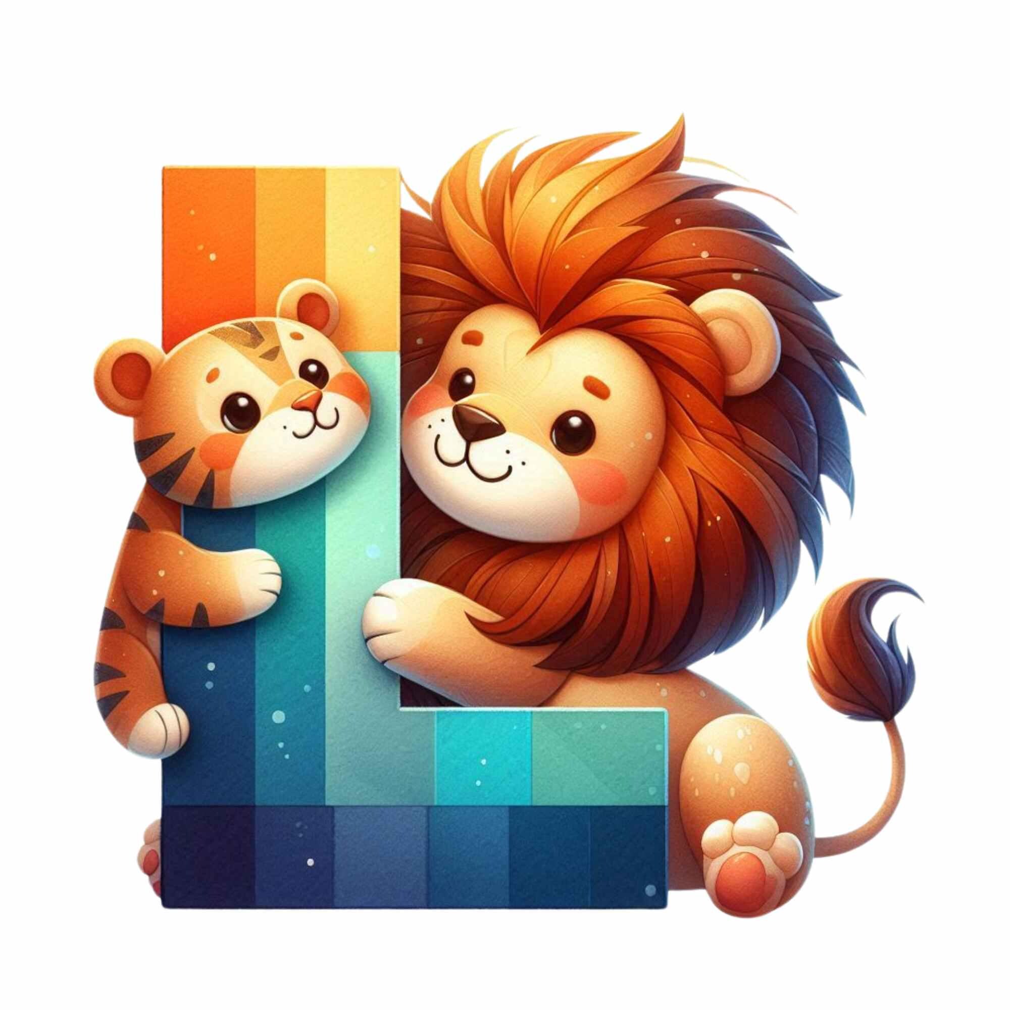 Cute Animals Alphabet, Letters With Animals, Uppercase Letter ...